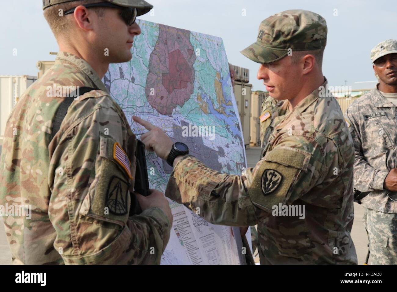 Capt. Benjamin Sopher, Headquarters and Headquarters Company commander ...