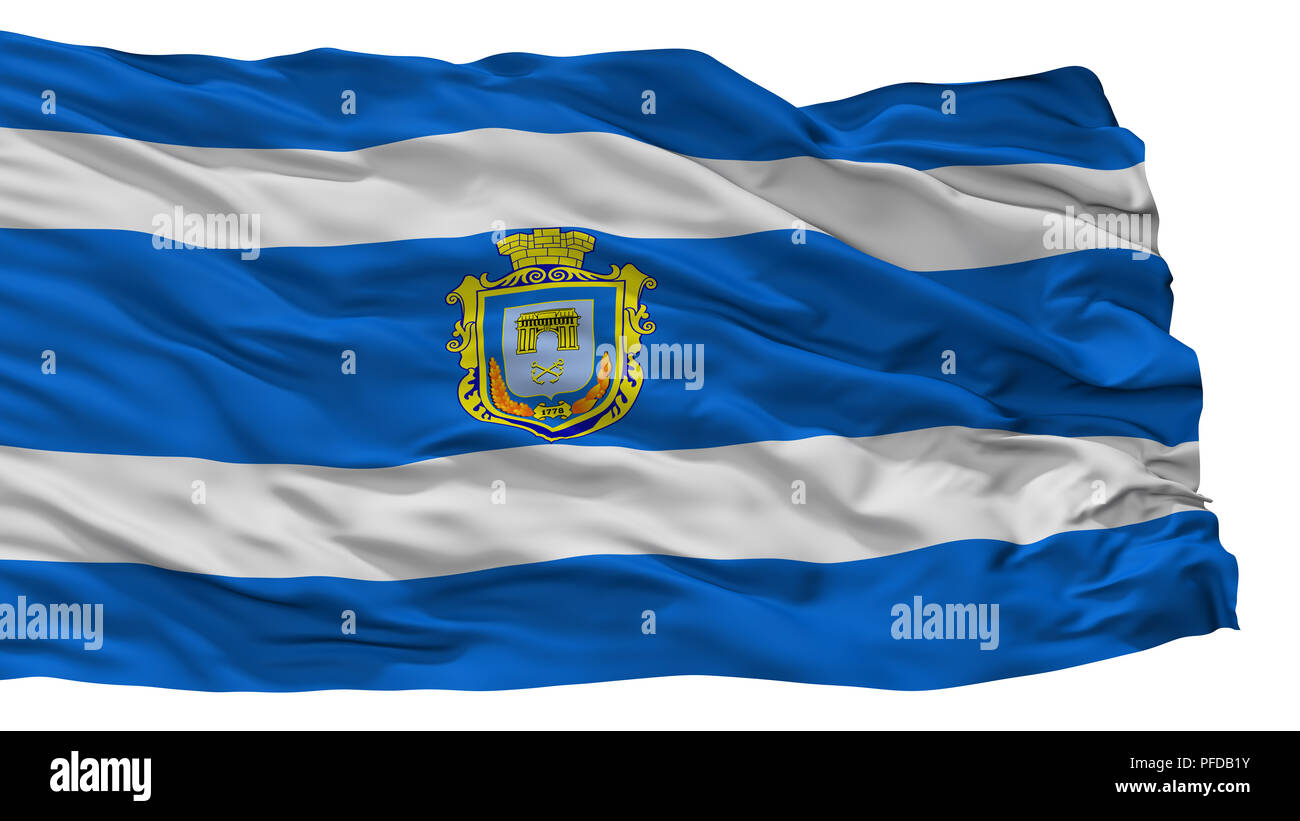 Kherson City Flag, Ukraine, Isolated On White Background Stock Photo ...
