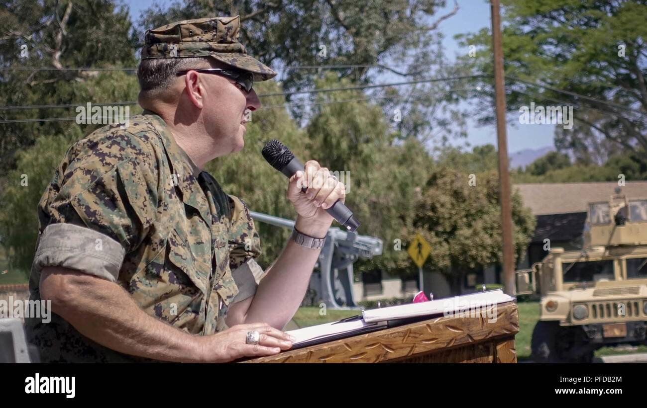 U.S. Marine Corps Chief Warrant Officer 5 Vincent Kyzer, the 1st Marine ...