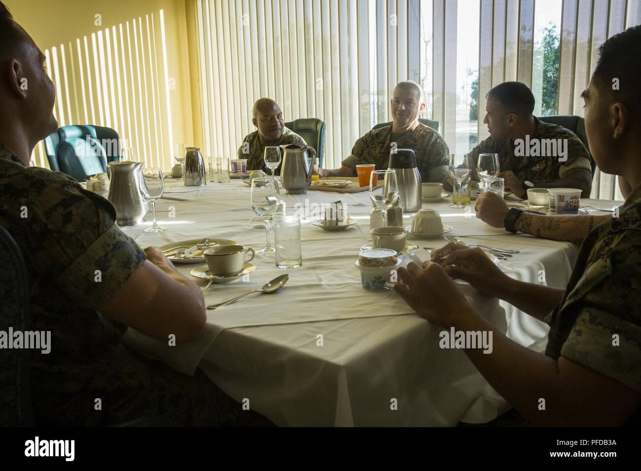 U.S. Marine Corps Command Master Chief Jody Fletcher, command master ...