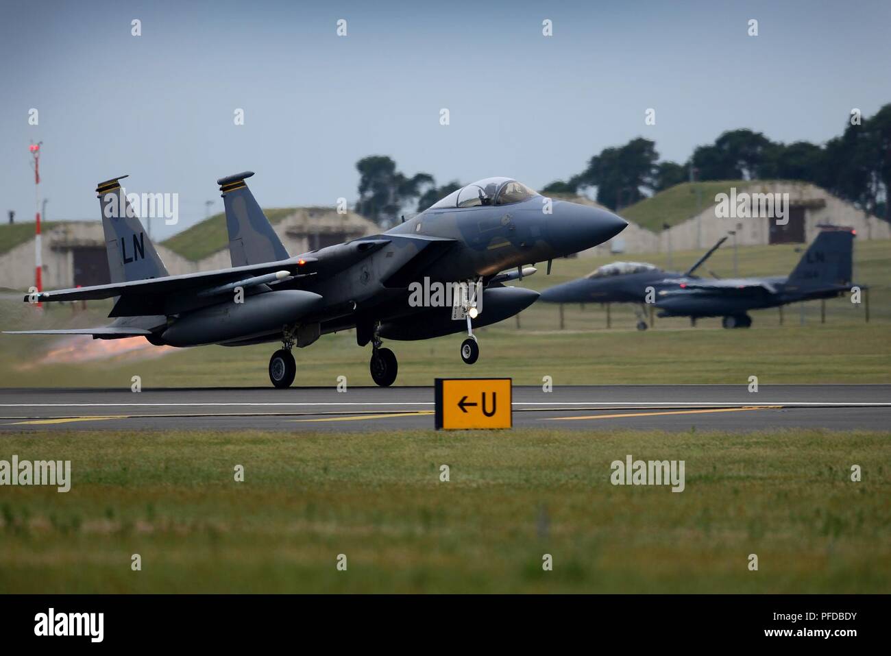 493rd fighter squadron grim reapers 48th fighter wing hi-res stock ...