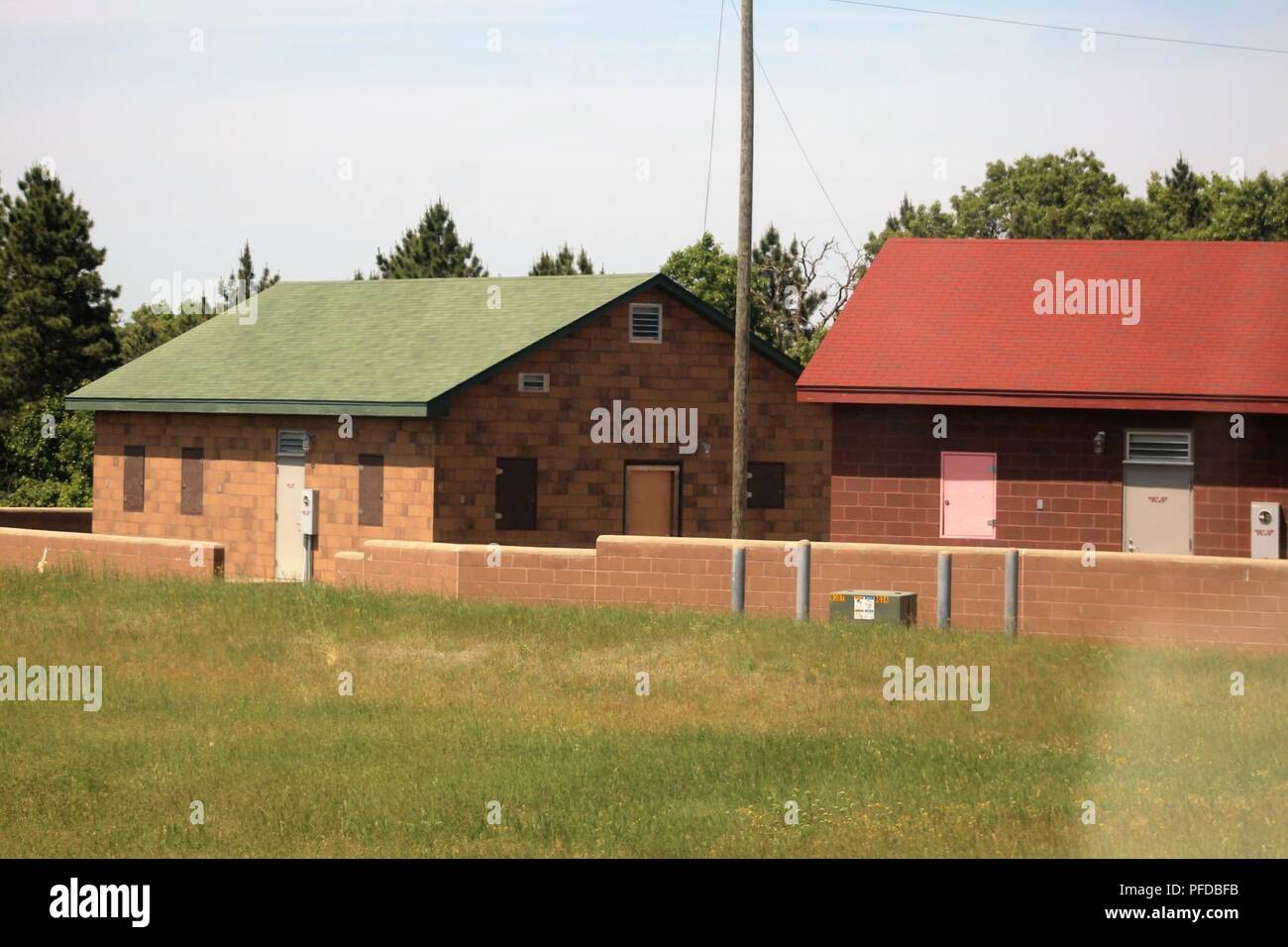 An exterior view of an area of the Fort McCoy Combined Arms Collective ...