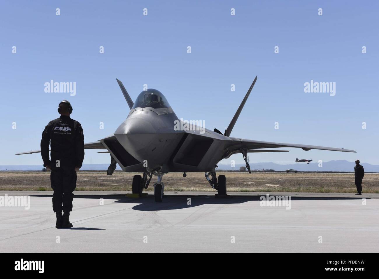 U.S. Air Force Tech. Sgt. Jeff Baskin and Staff Sgt. Israel Davila, F ...