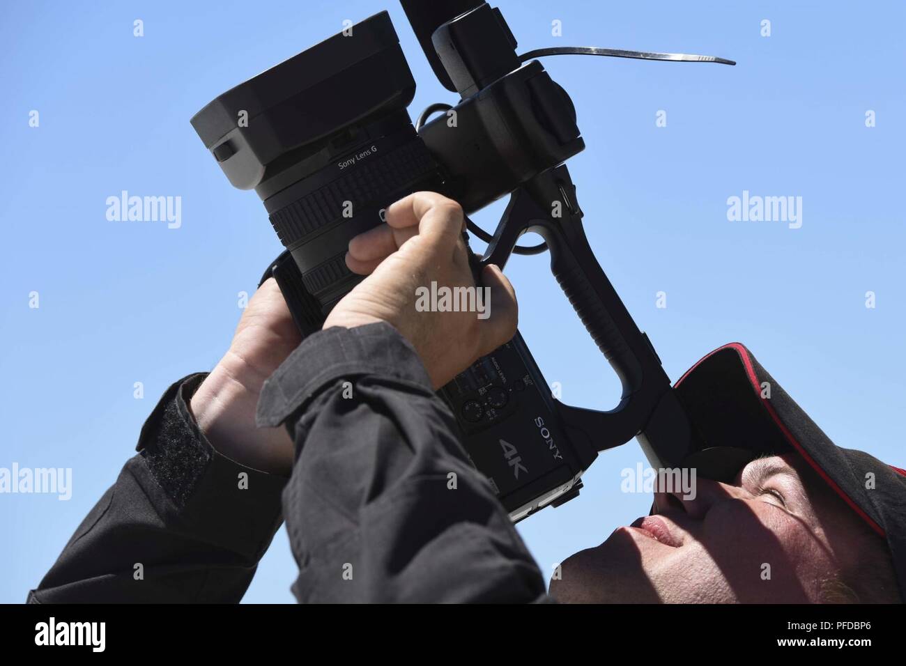 U.S. Air Force Senior Airman Jack Devos, F-22 Raptor Demonstration Team ...