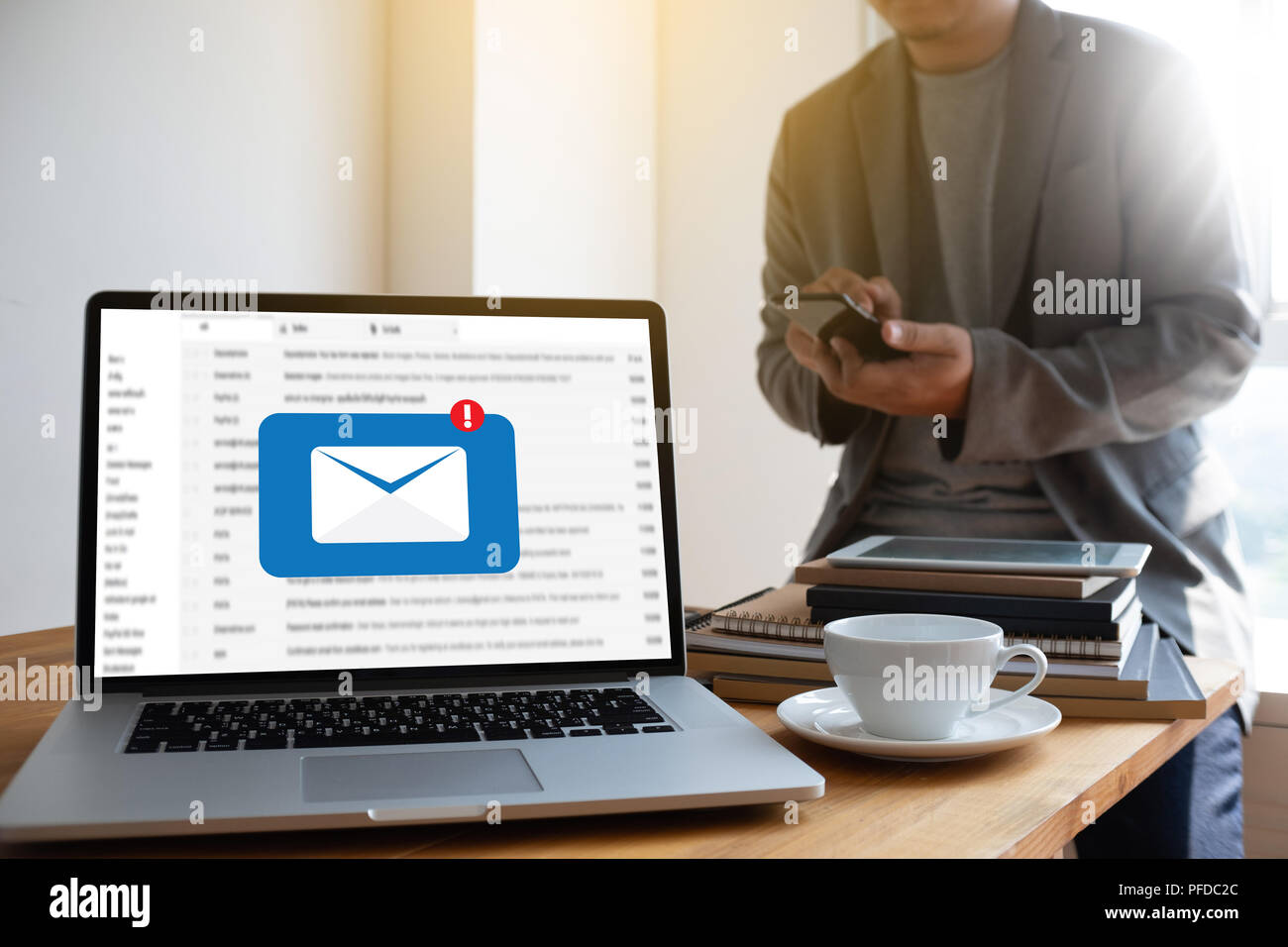 Mail Communication Connection message to mailing contacts phone Global ...