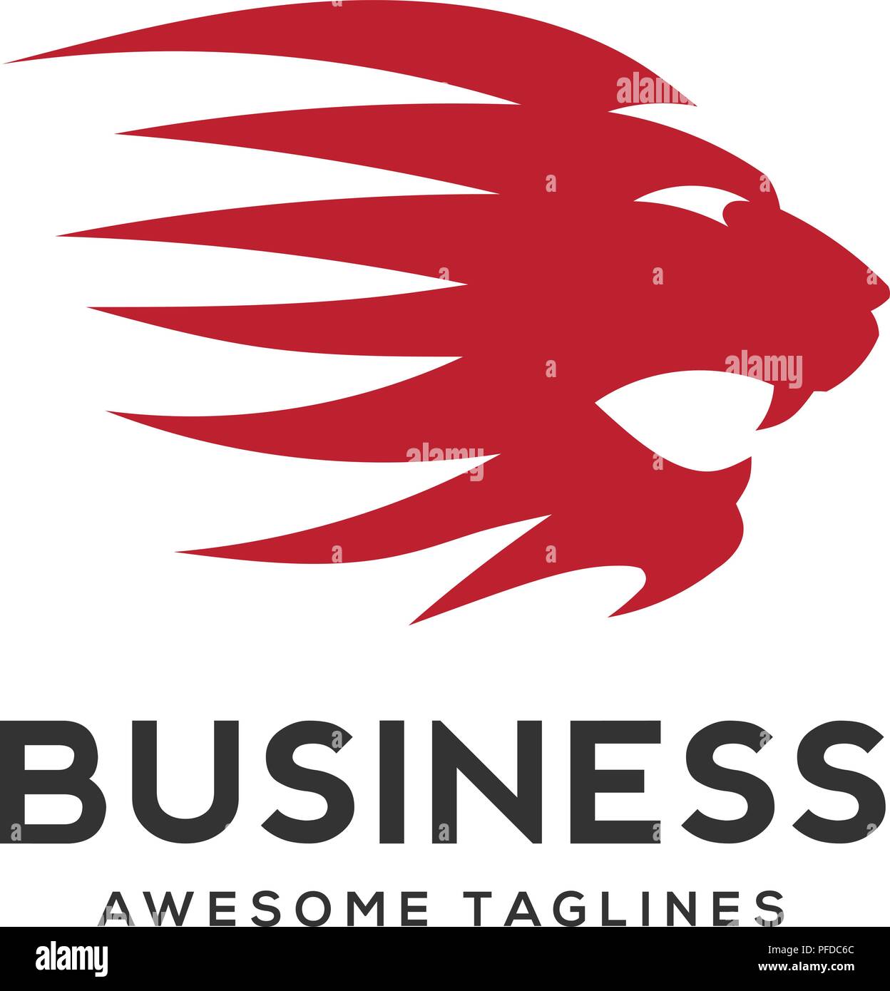 best Lion head logo vector - lion vector concept illustration. Lion ...