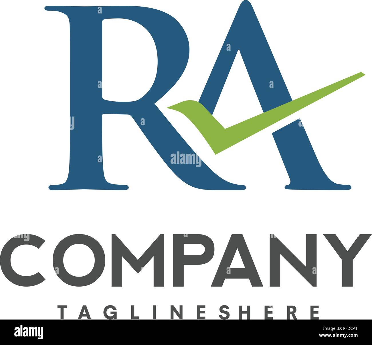 RA letter logo design vector illustration template, R letter logo ...