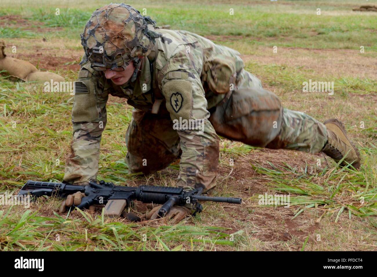Pfc. Dylan Lefort, an infantryman assigned to 1st Battalion, 21st ...