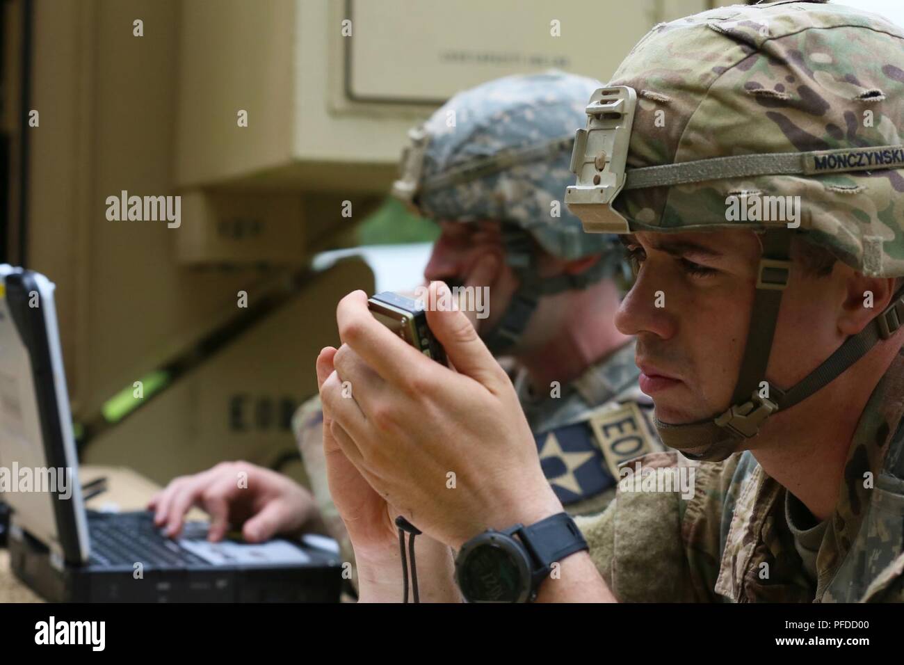Spc. Matthew Ruben, an explosive ordnance disposal team member with the ...