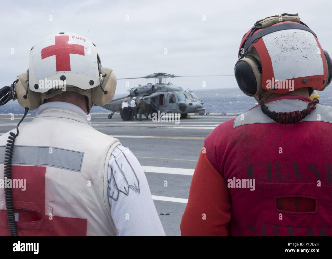 ATLANTIC OCEAN (June 4, 2018) -- Hospital Corpsman 3rd Class Aaron ...