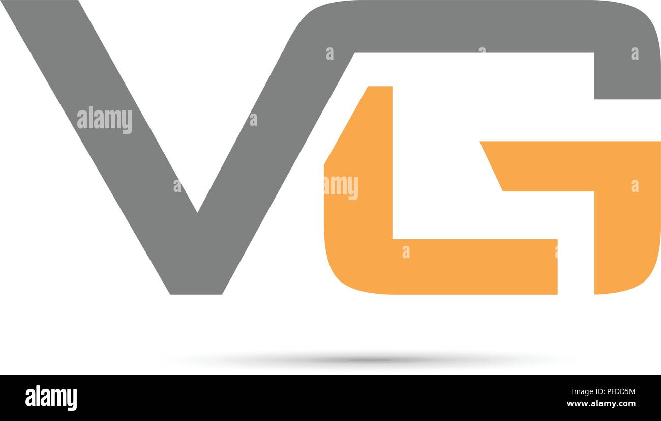 VG letter logo design, initial logo design, letter logo design, VG ...