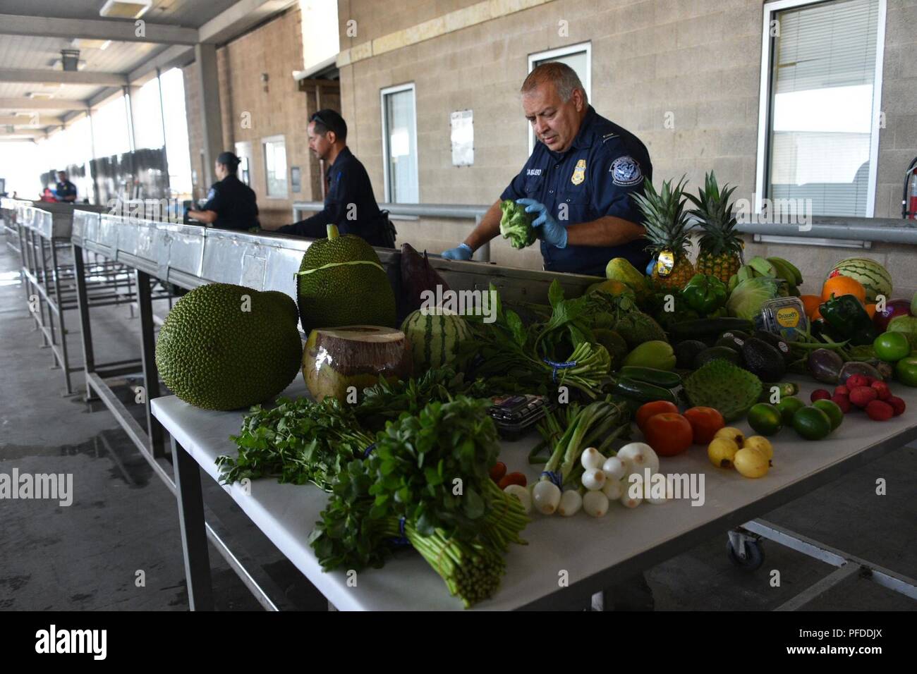 Us customs agriculture inspections tour hi-res stock photography and ...
