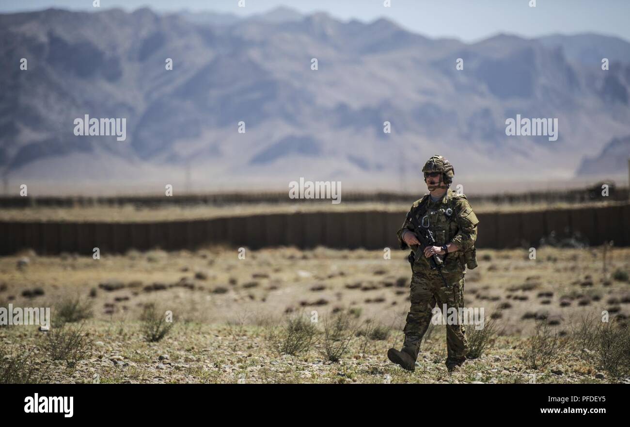 U.S. Air Force Staff Sgt. Michael Bobola, 455th Expeditionary Security ...