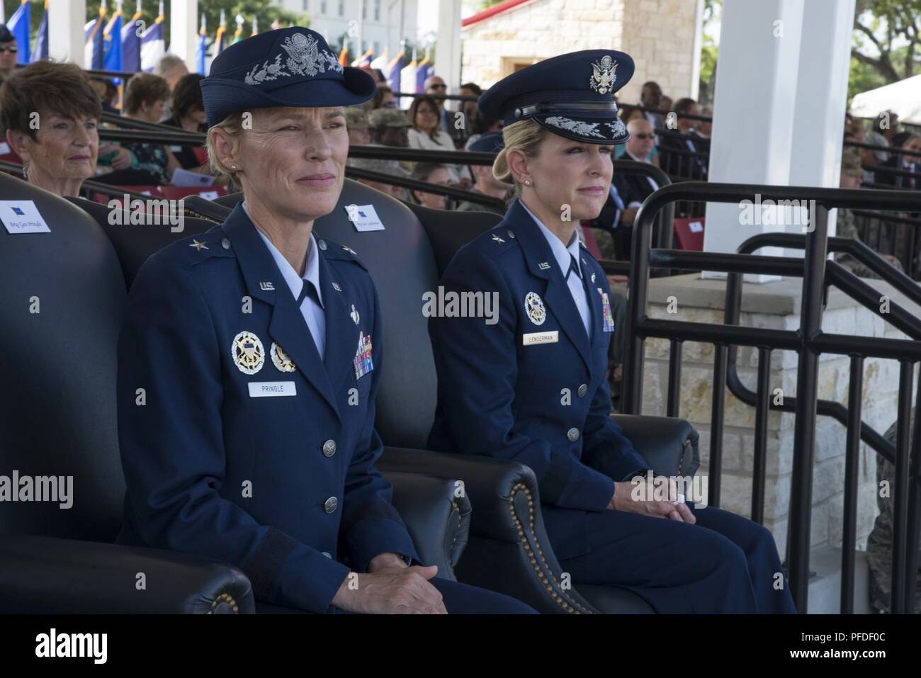 Brig. Gen. Heather Pringle, outgoing 502nd Air Base Wing and Joint Base ...