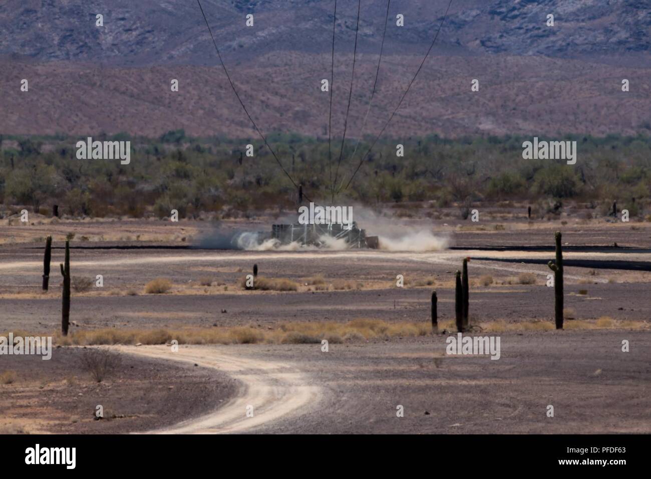 A five-bay Medium Girder Bridge attached to a 32-foot Type V platform ...