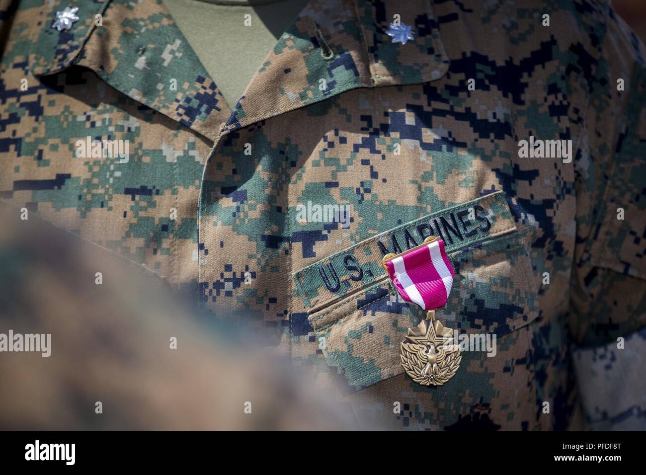 Lt. Col. Nicholas C. Nuzzo, outgoing commanding officer, Infantry ...