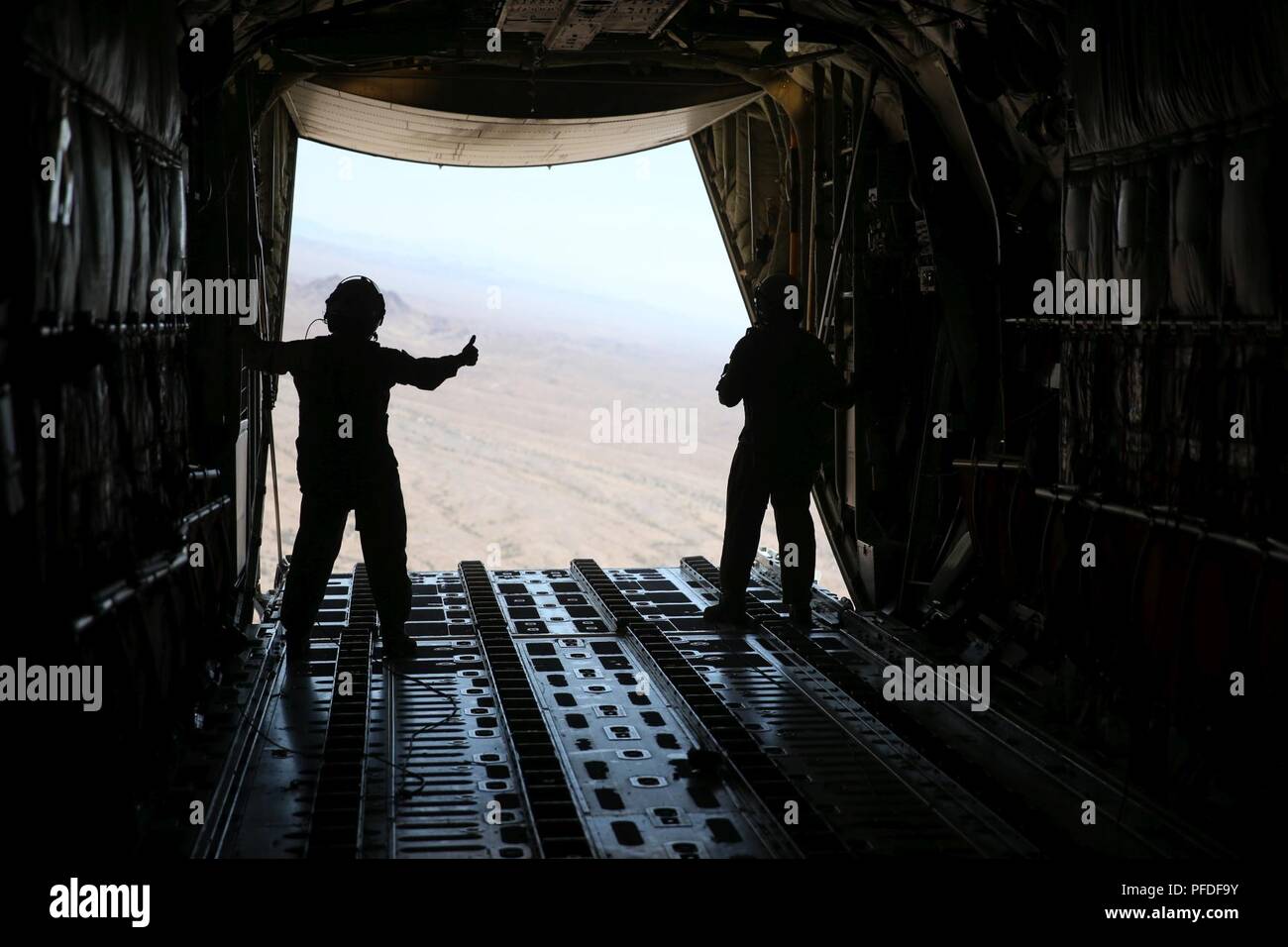 Crewmasters with Marine Aerial Refueler Transport Squadron (VMGR) 352 ...