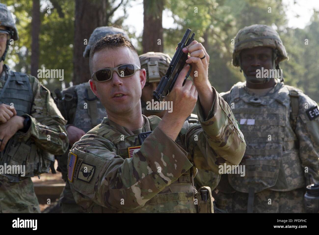 Sgt. 1st Class Chris Volmer, Fox Company, 3rd Battalion, 415th Infantry ...