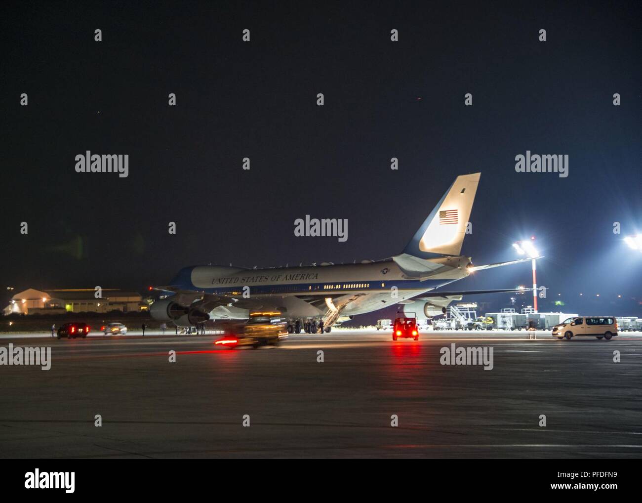 NAVAL SUPPORT ACTIVITY SOUDA BAY, Greece (June 10, 2018) Air Force One ...