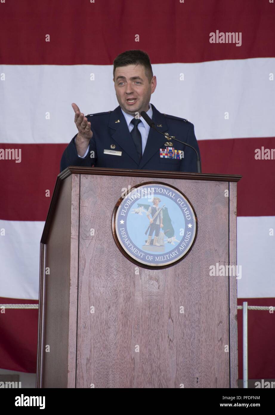 Col. Paul Reedy assumed command of the 125th Fighter Wing from retiring ...