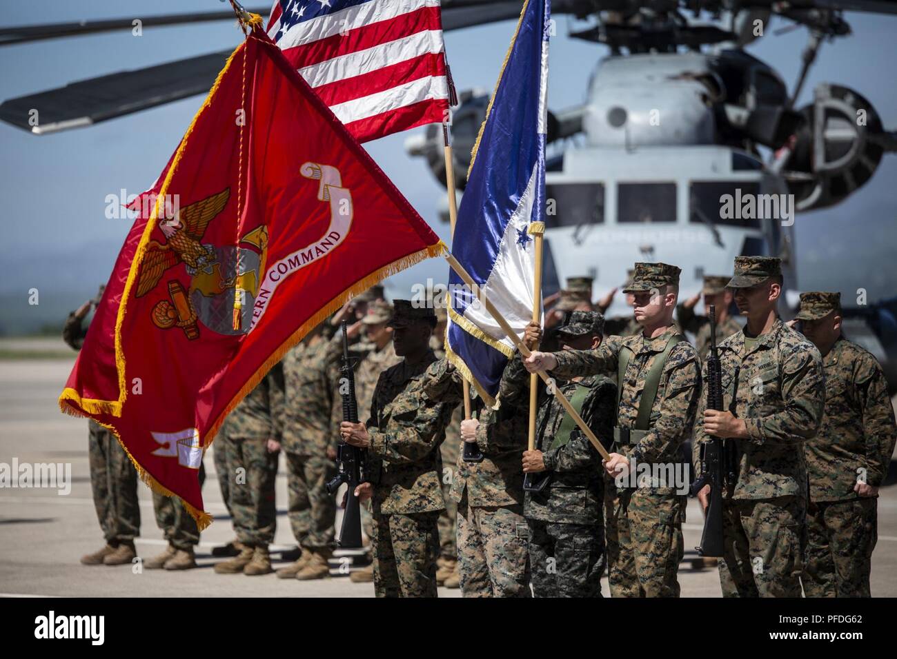 Multinational color guard hi-res stock photography and images - Alamy