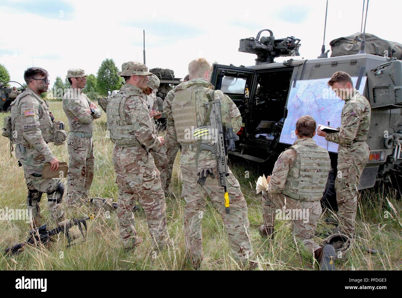 Lance Cpl. Ben Tong, from 1st The Queens Dragoon Guards, part of Battle ...