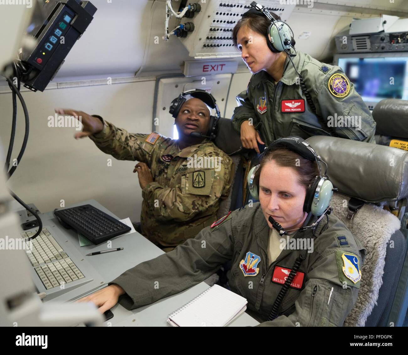 U.S. Army Maj. Paul Sheppard, a deputy mission crew commander with Army ...