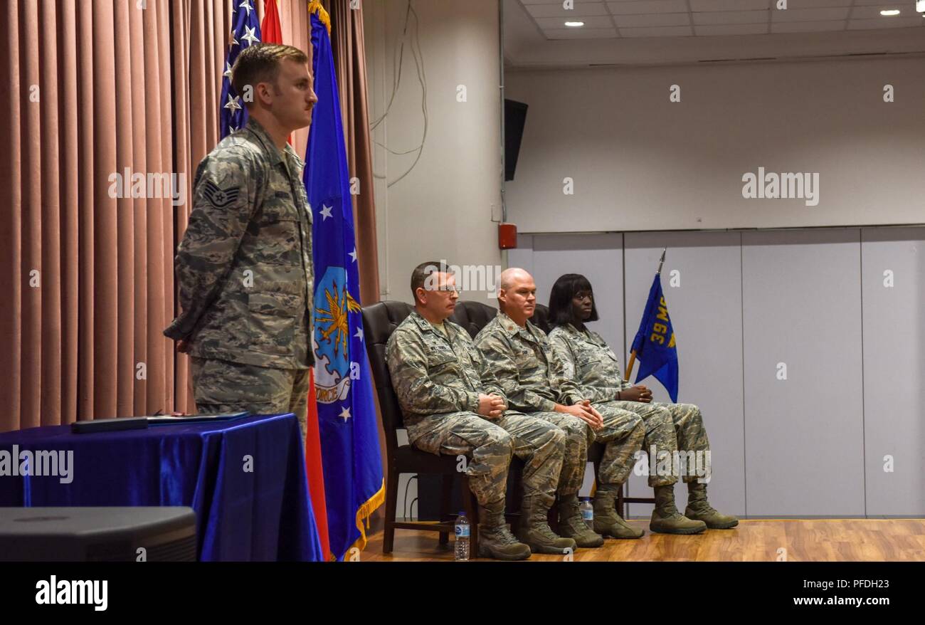 U.S. Air Force Col. David Williams, 39th Mission Support Group ...
