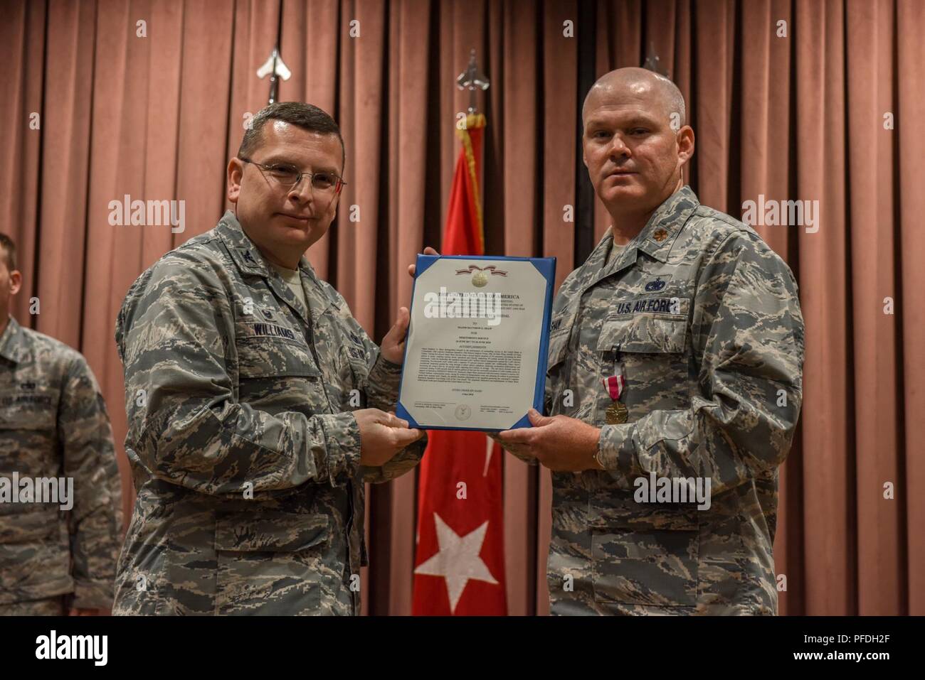 U.S. Air Force Col. David Williams, 39th Mission Support Group ...