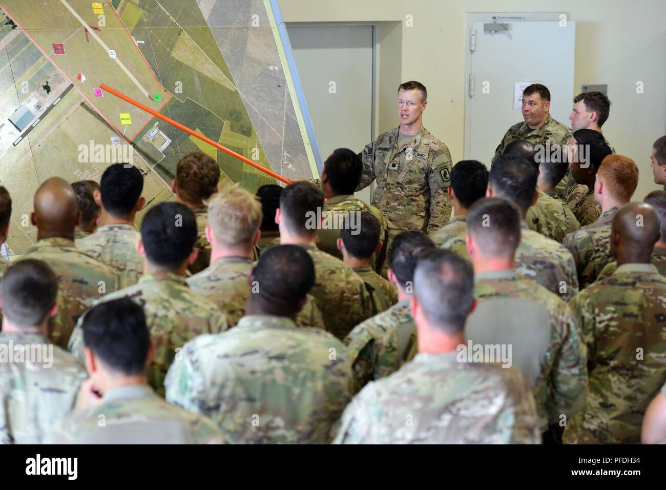 U.S. Army Lt. Col. Jim D. Keirsey, commander of 2nd Battalion, 503rd ...