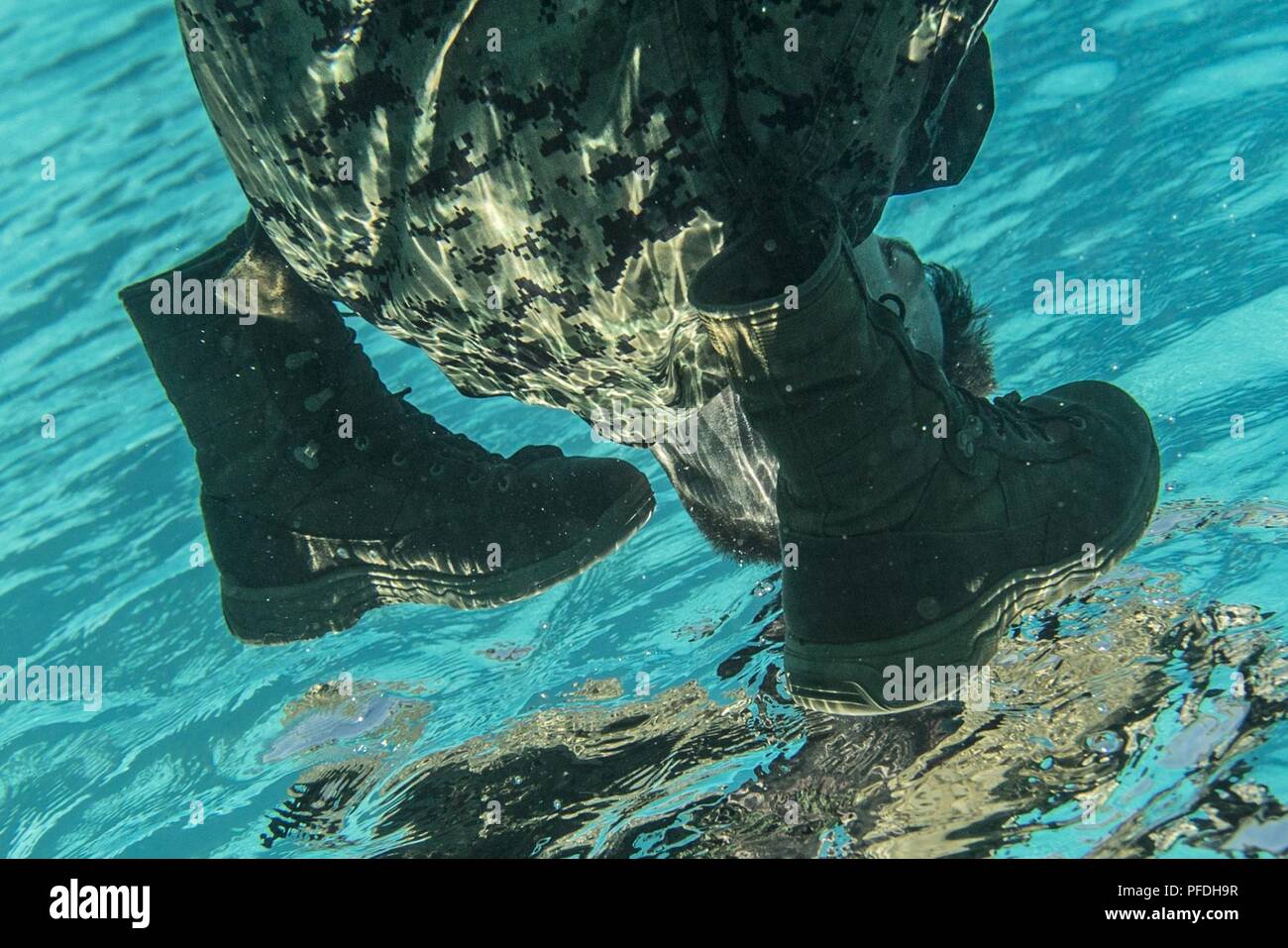 Marine corps water survival training program hi-res stock photography ...