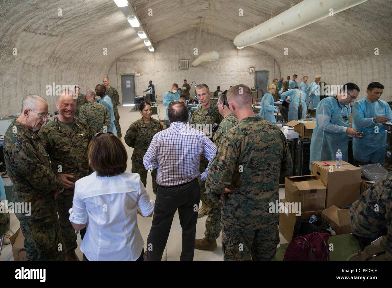 Lt. Cmdr. Pooja Shah with 4th Dental Battalion, 4th Marine Logistic ...