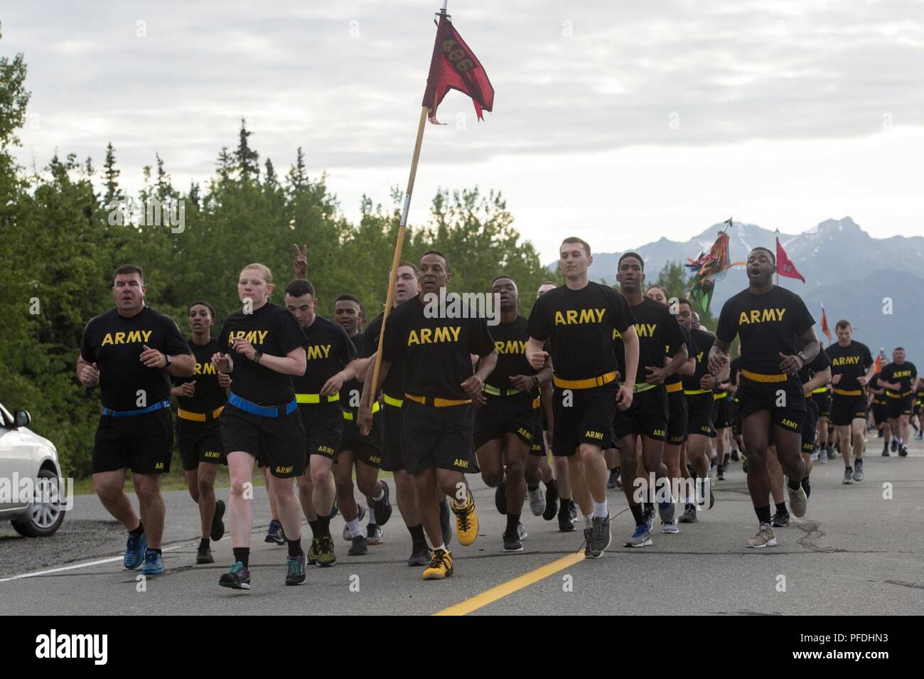 Soldiers assigned to the 486th Movement Control Team, 17th Combat ...