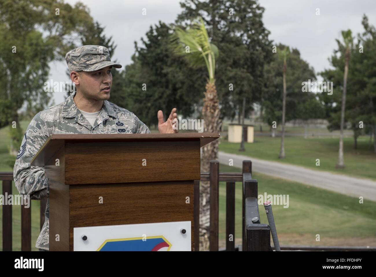 U.S. Air Force Master Sgt. Phillip Johnson, 39th Force Support Squadron ...