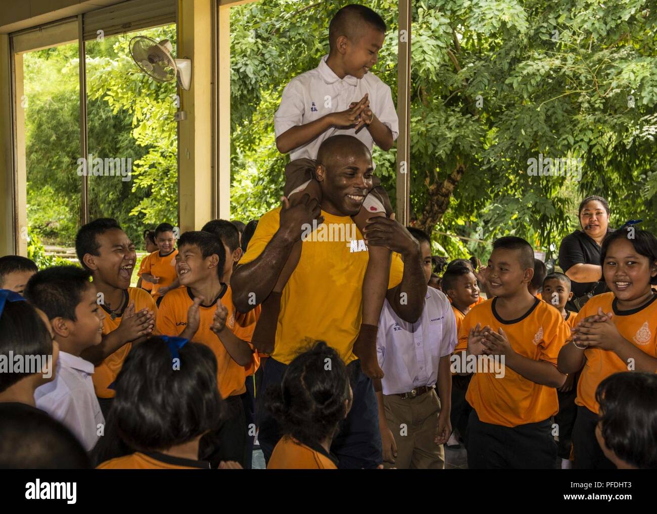 Thailand (June 13, 2018) - Capt. Lex Walker, commodore, Destroyer ...