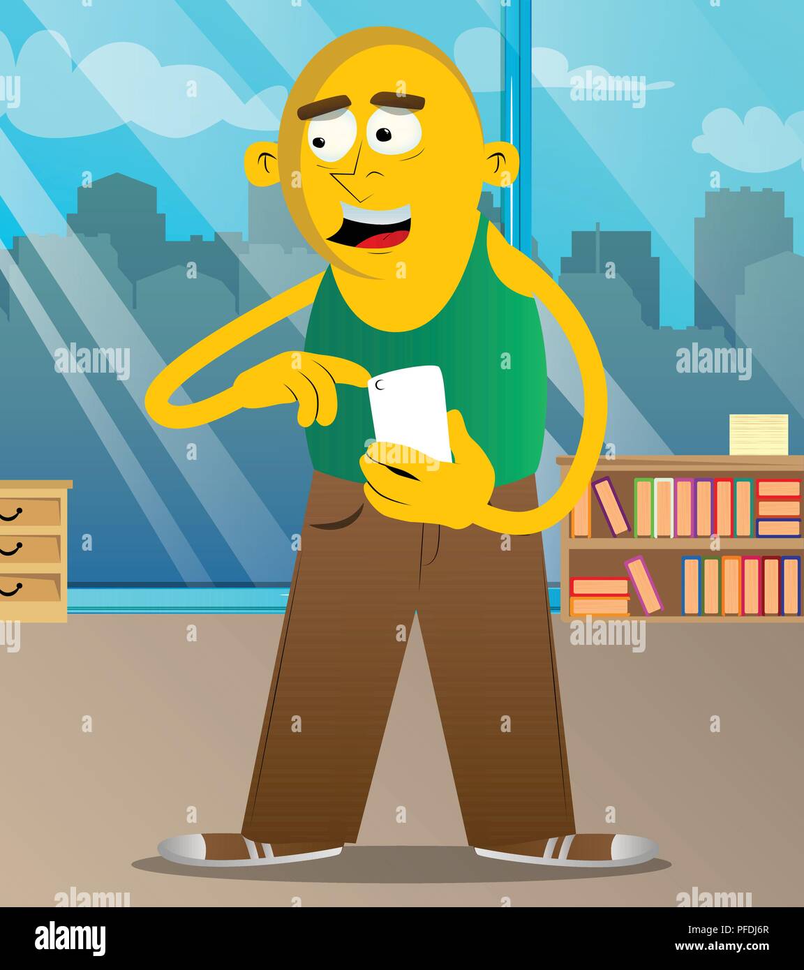 Browsing clothes Stock Vector Images - Alamy