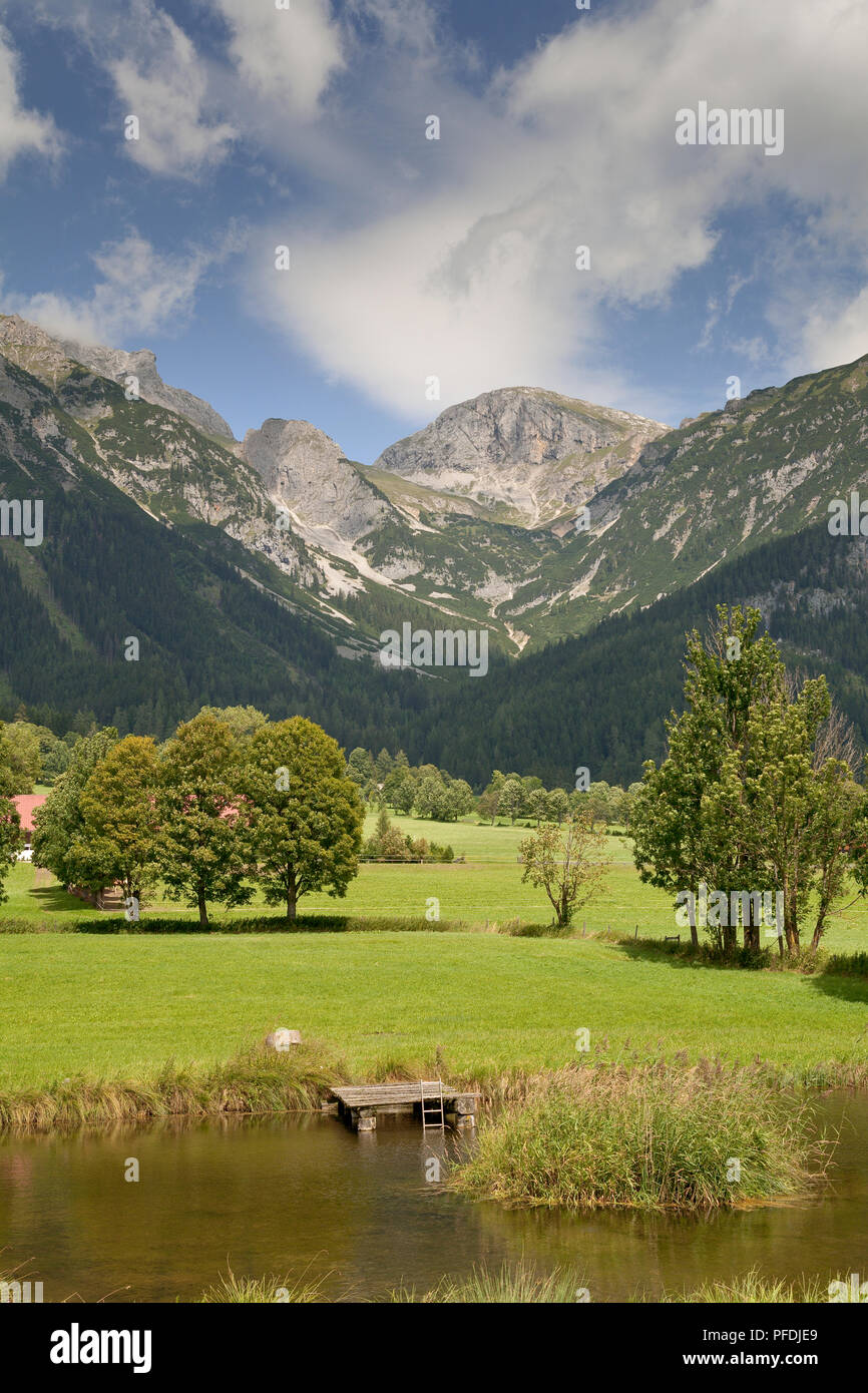Dachstein mountains at Ramsau, Austria, in summer Stock Photo - Alamy