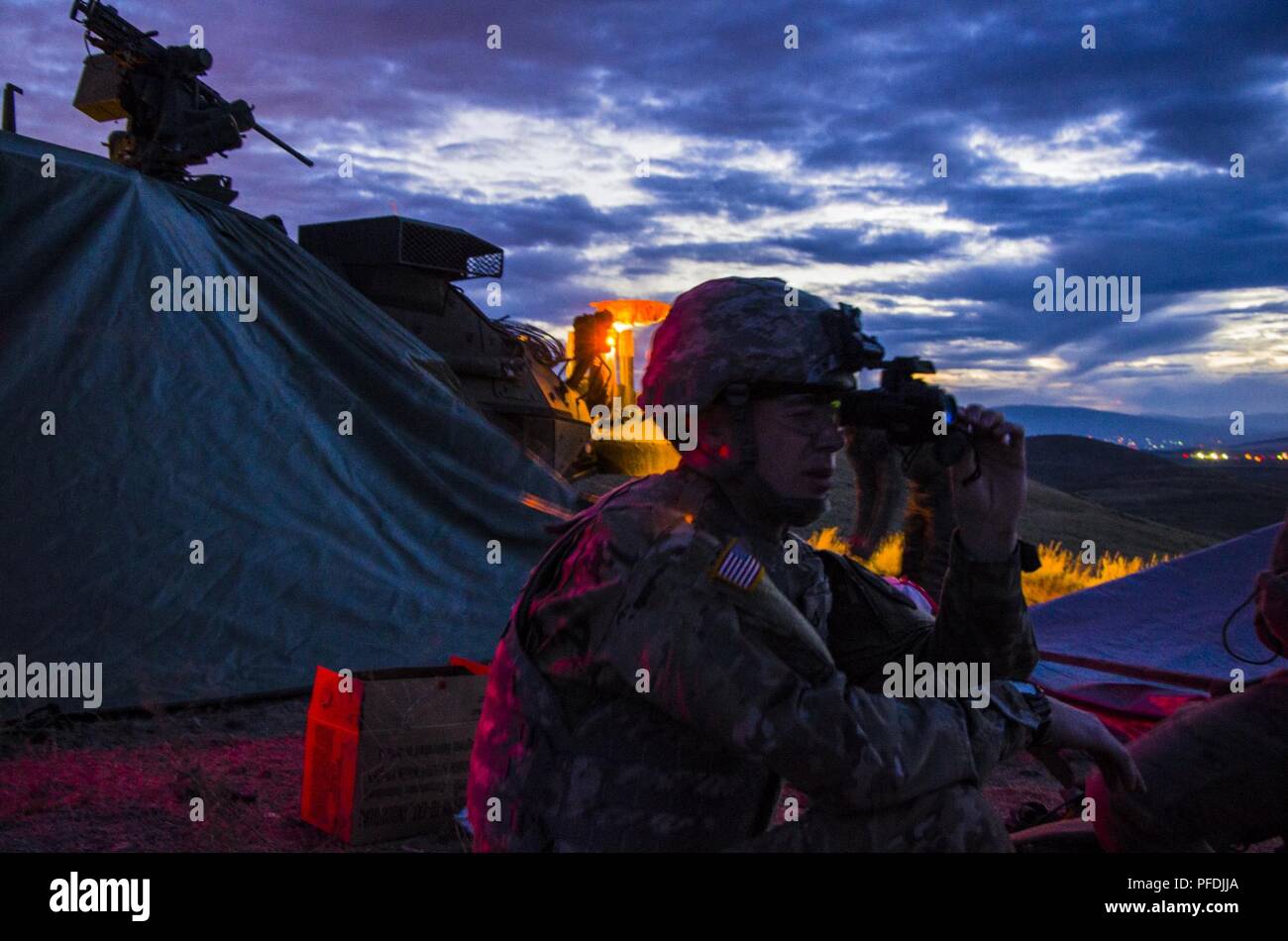 Night Vision Goggles Soldier High Resolution Stock Photography and ...