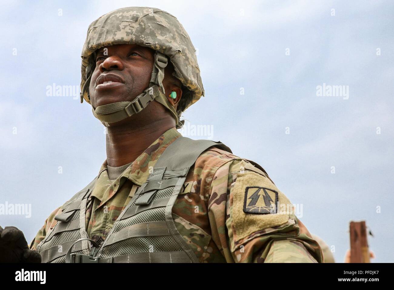 U.S. Army Reserve Soldier Command Sgt. Maj. Ronnie Farmer with 335th ...