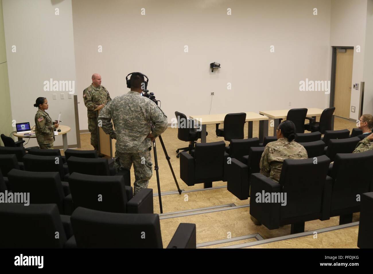 JOINT BASE ELMENDORF-RICHARDSON, Alaska - Mock press conferences as ...