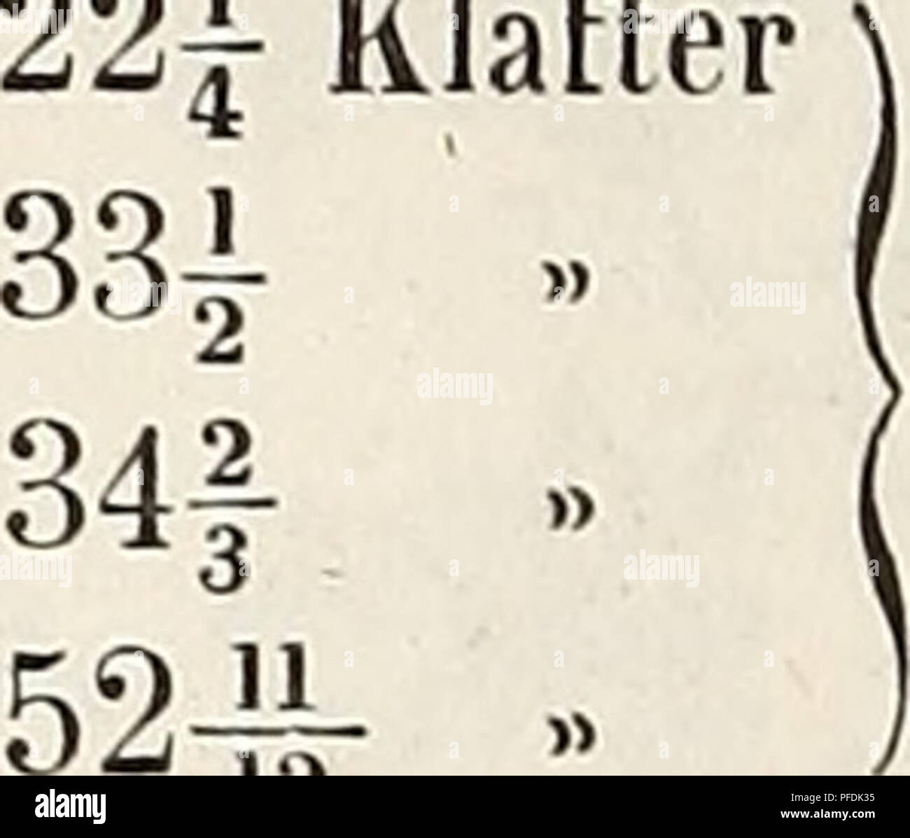 This German text records precise measurements of the four largest fir ...
