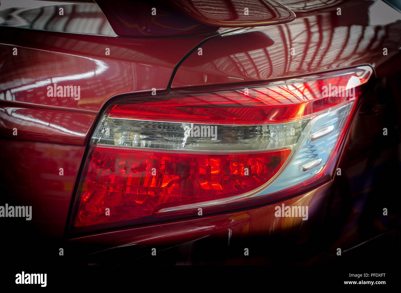 Car led taillight hi-res stock photography and images - Alamy