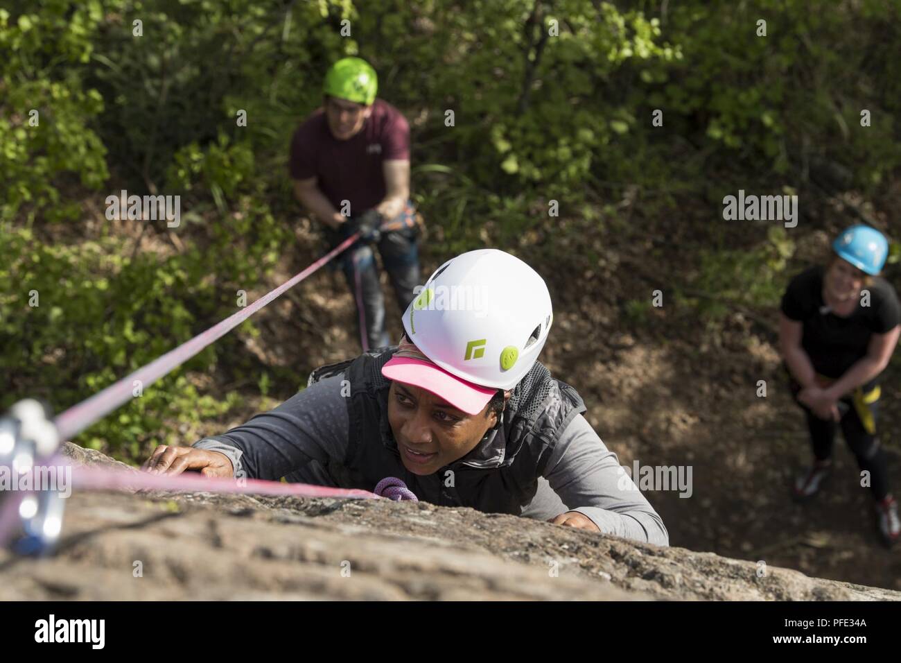 Army Maj. Adrien Humphreys, a member of the 611th Air Operations Center ...