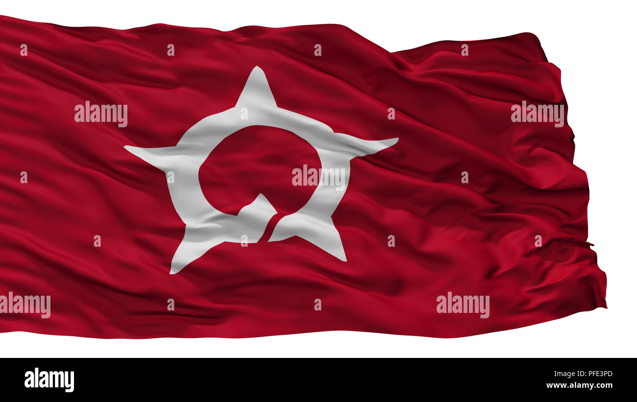 Ono City Flag, Japan, Fukui Prefecture, Isolated On White Background ...