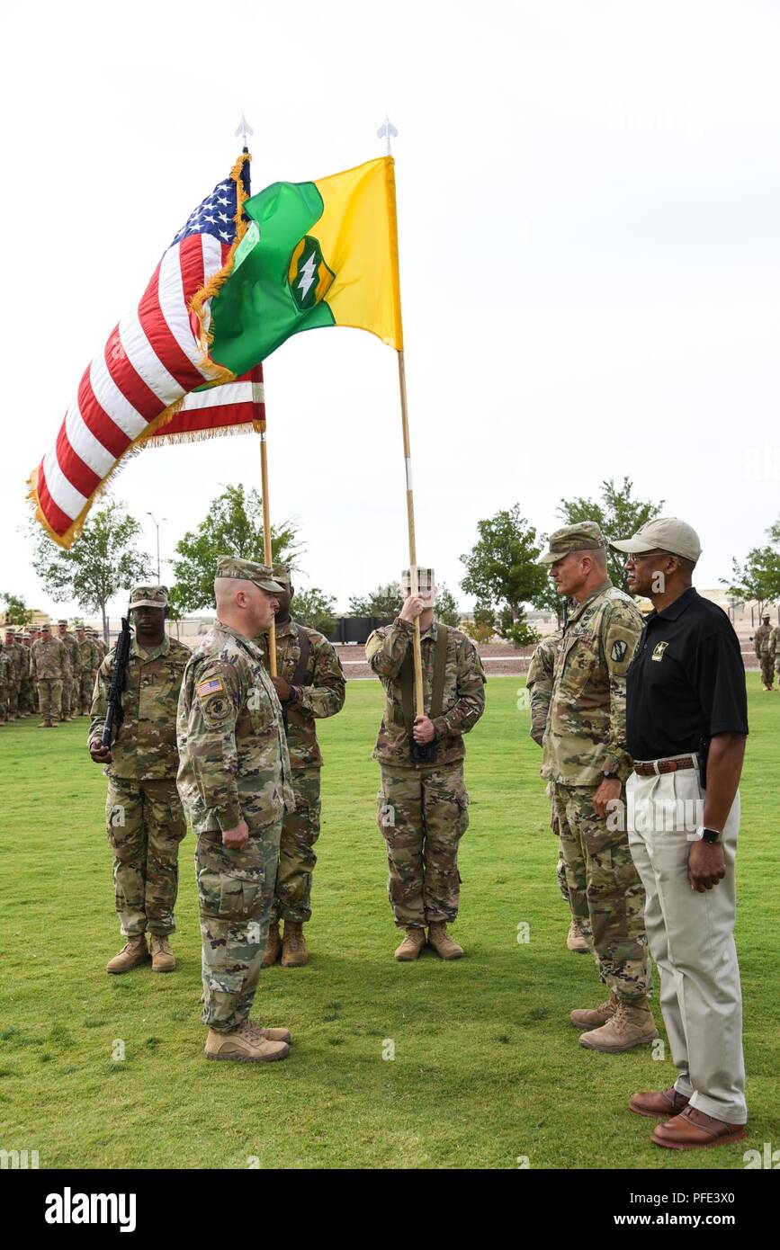 155th ABCT brigade commander, Col. Doug Ferguson, along with Command ...