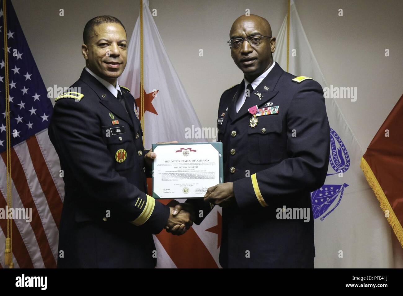 WASHINGTON-Col. Michael Woodruff, director of human resources, District ...