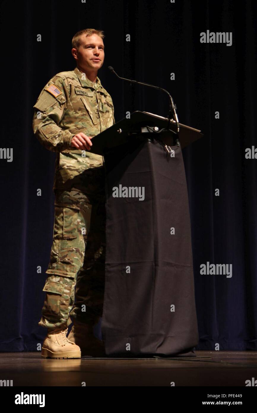 U.S. Army Chief Warrant Officer 3 Seth Mendel, commander of Detachment ...