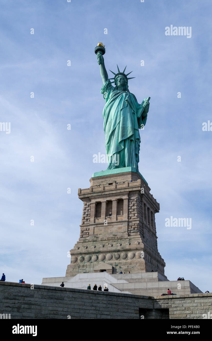 Statue of liberty (dedicated on October 28, 1886) is one of the most ...