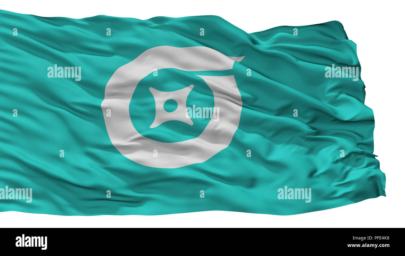 Shiroi City Flag, Japan, Chiba Prefecture, Isolated On White Background ...