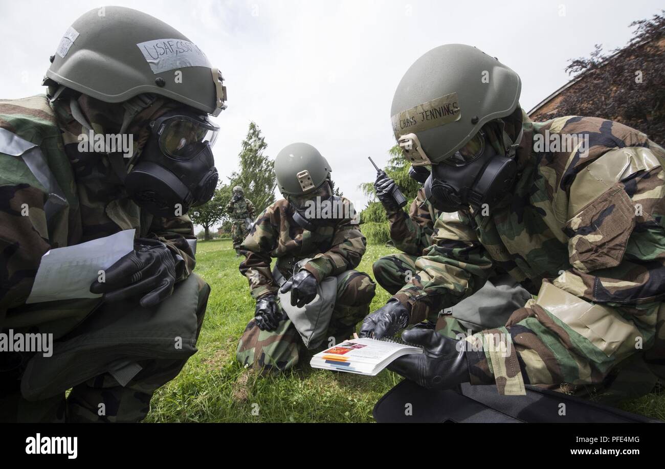 USAF Airmen assigned to the 501 Combat Support Wing and 423 Air Base ...